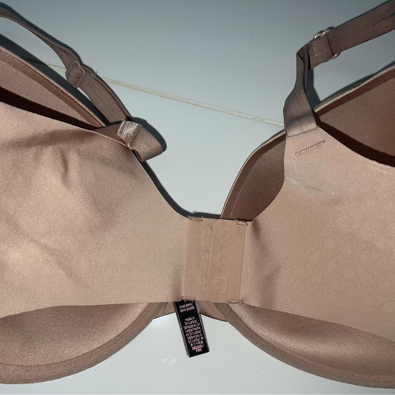 Victoria's Secret Women's Tan and Cream Bra | Depop