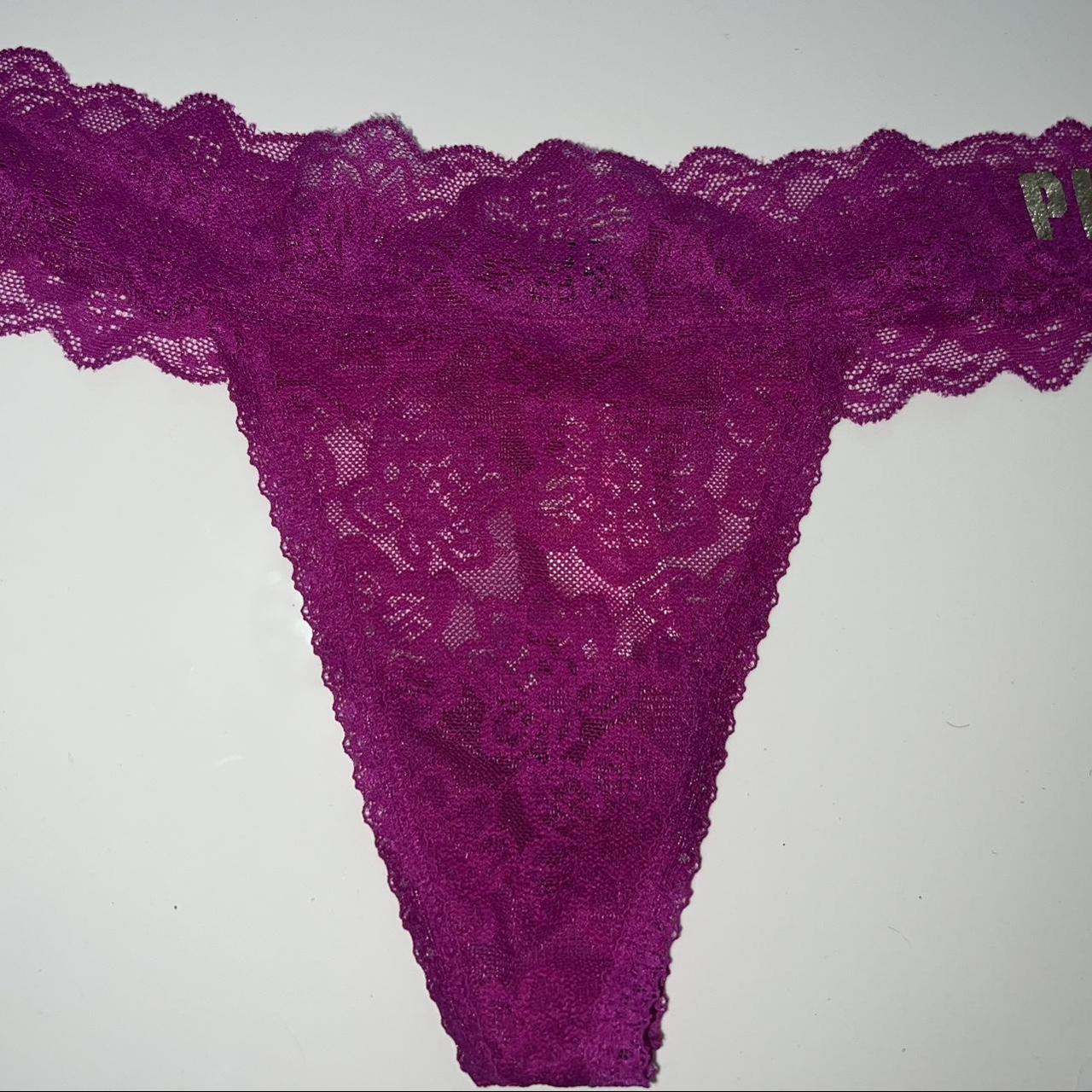 Victoria's Secret Women's Purple Panties | Depop