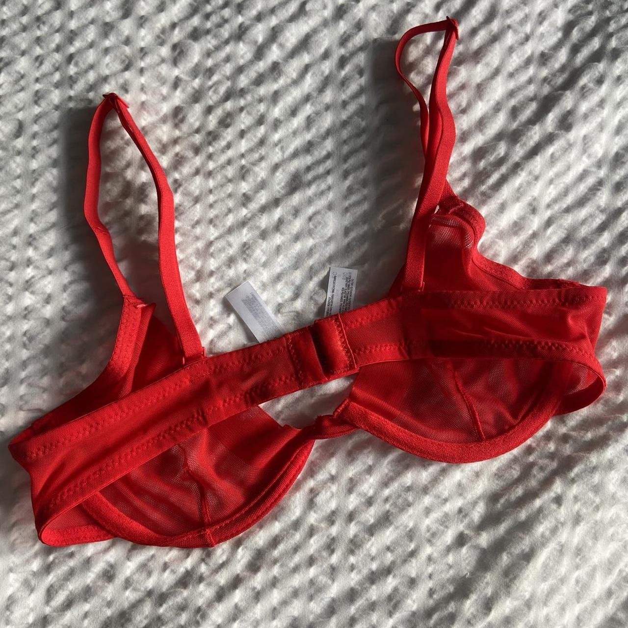 Primark Women's Red Bra | Depop Primark Women's Red Bra | Depop