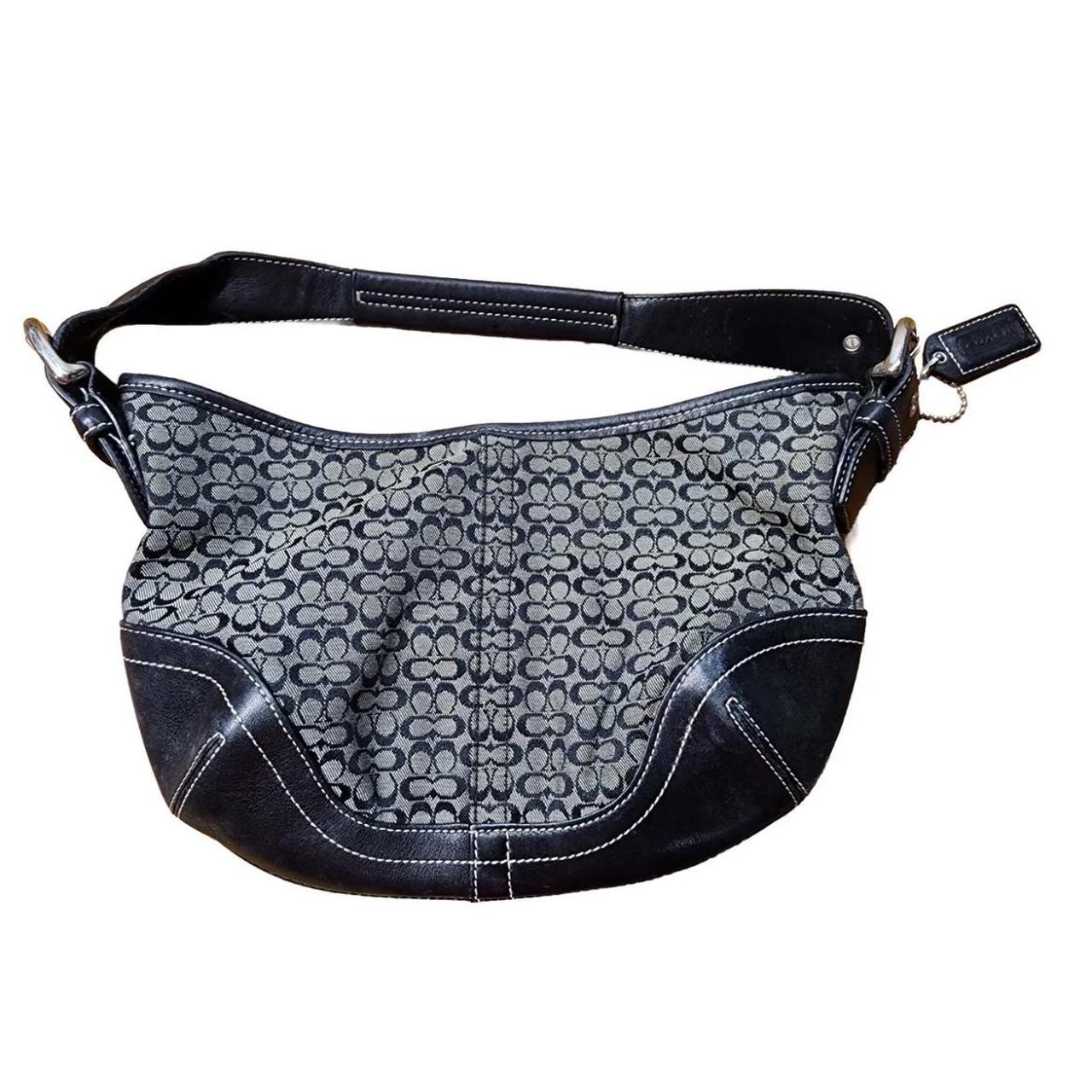 Coach mini soho purse shoulder bag Black leather,... - Depop