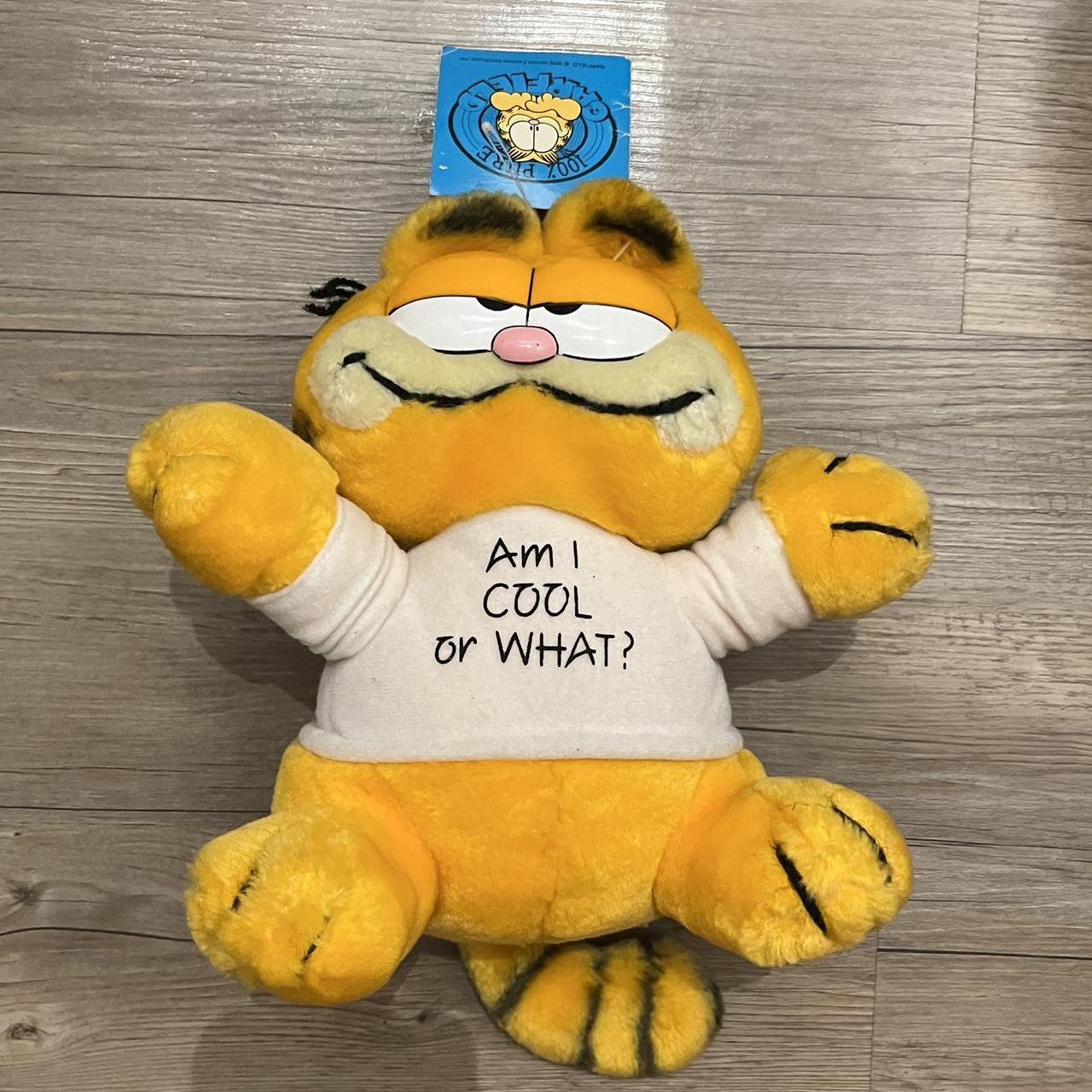 Garfield Dakin 1978 Plush Vintage AM I Cool Or... - Depop
