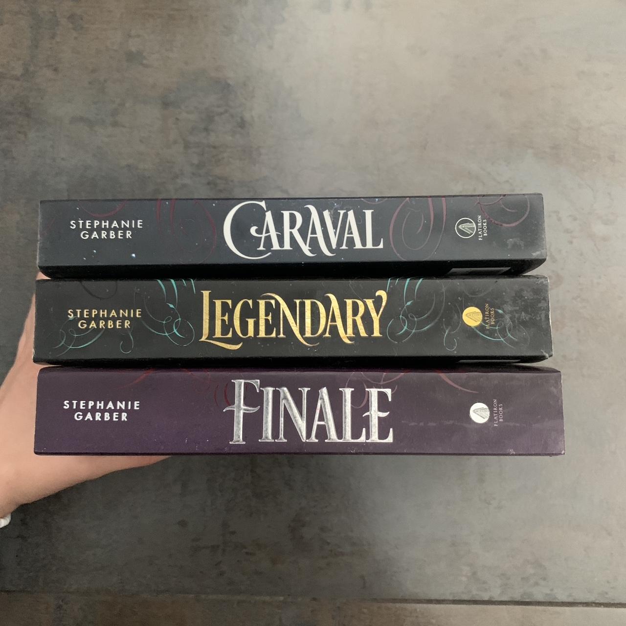 Caraval trilogy -matte covers -creasing on second... - Depop