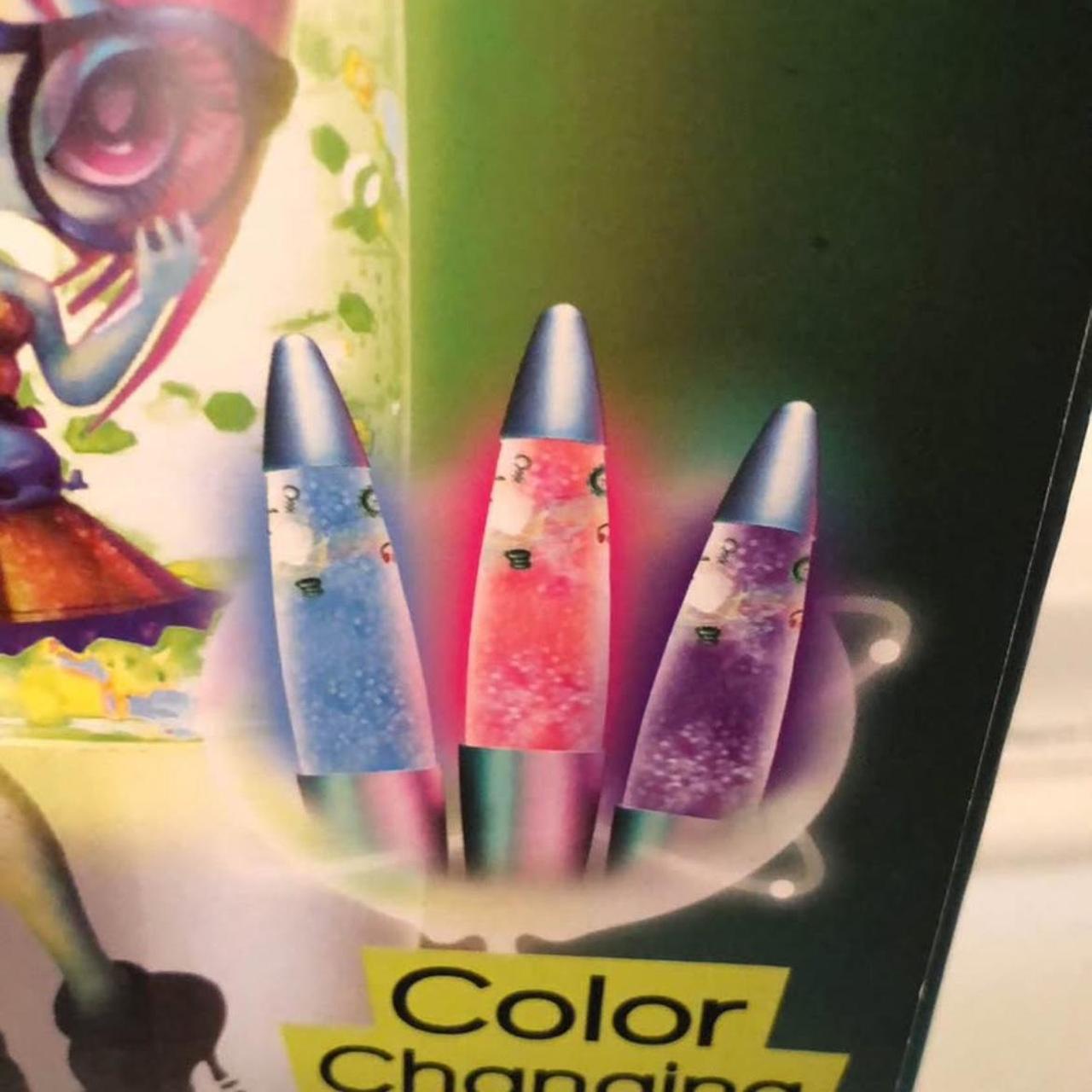 Lava Lamp with 3 color changing lava balls #kidcore... | Depop