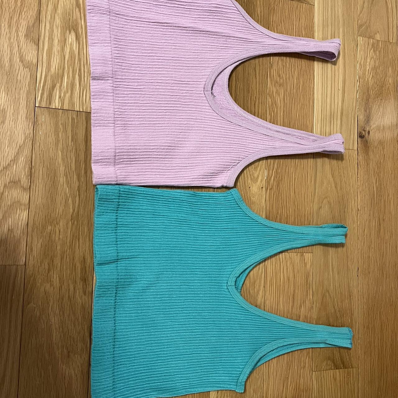 2 pk Out From Under ribbed tank tops, stretchy soft... - Depop
