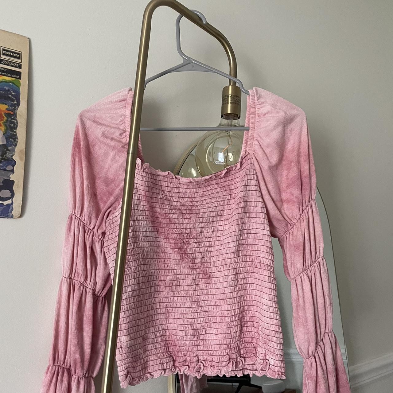 Loveshackfancy Womens Pink Blouse Depop