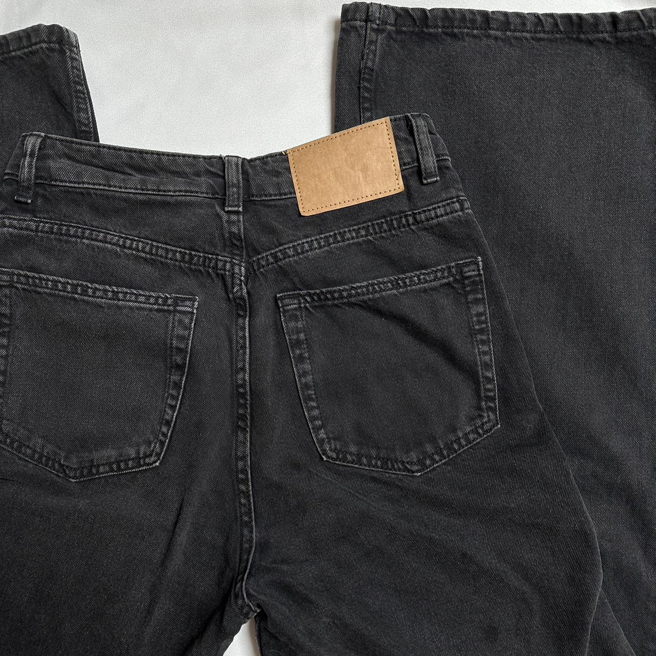 High Rise Black Wide Leg Jeans so cute and... - Depop