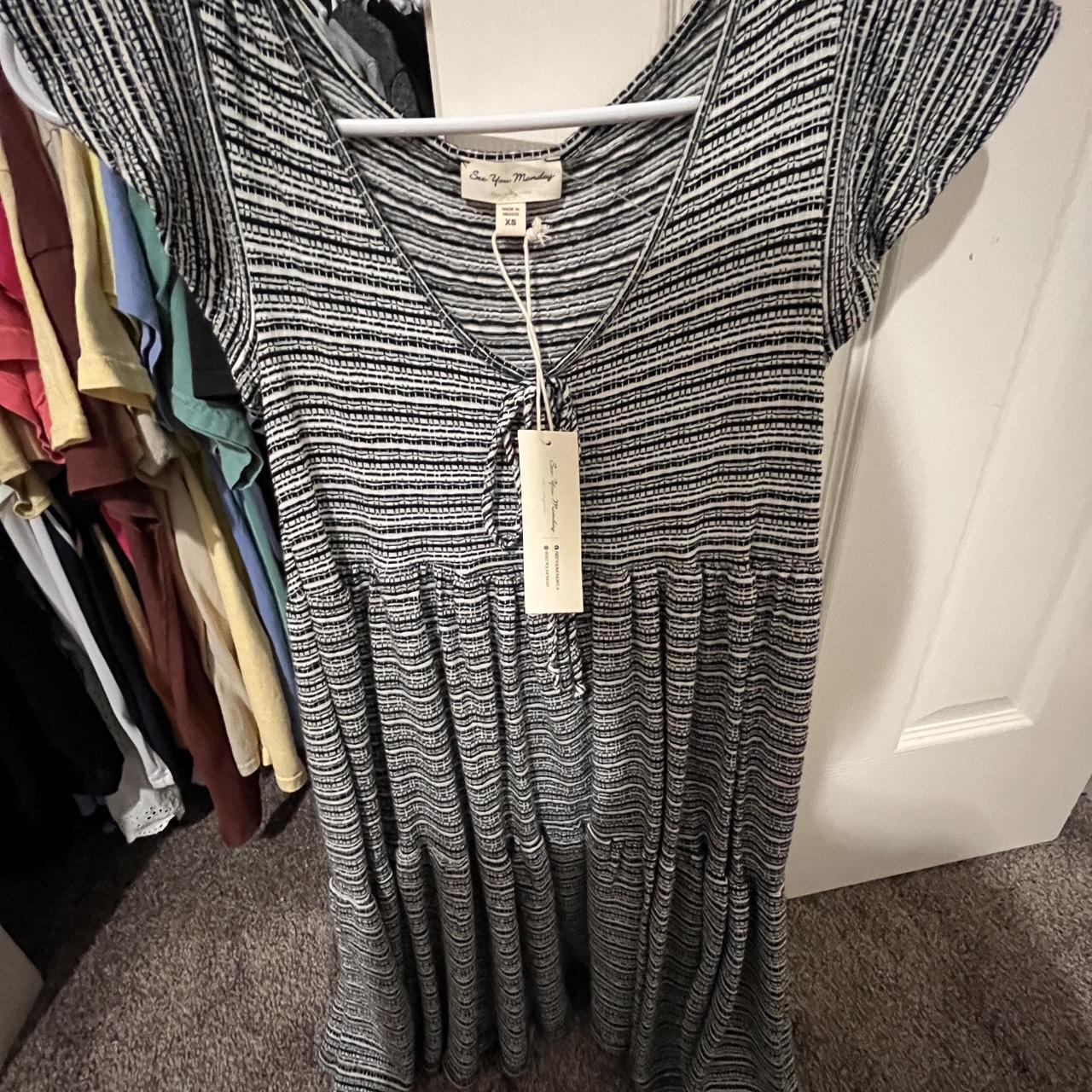 See You Monday Dress -size small -casual - Depop