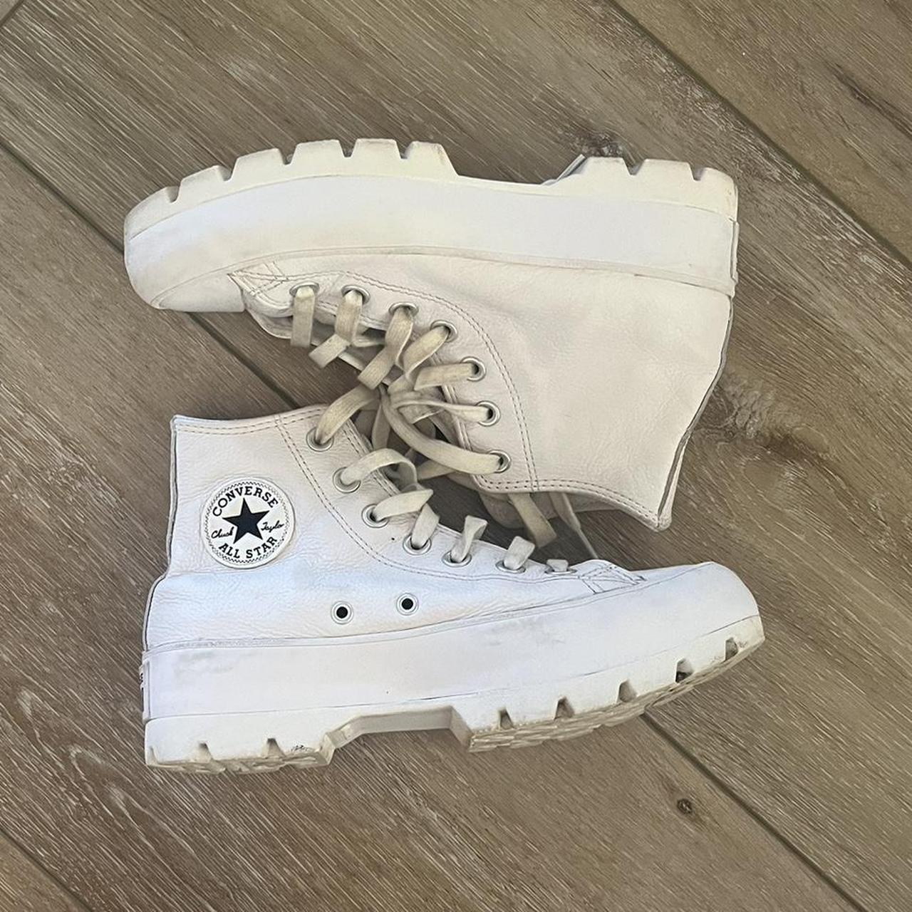 White Chuck Taylor All Star Lugged Leather sneakers
