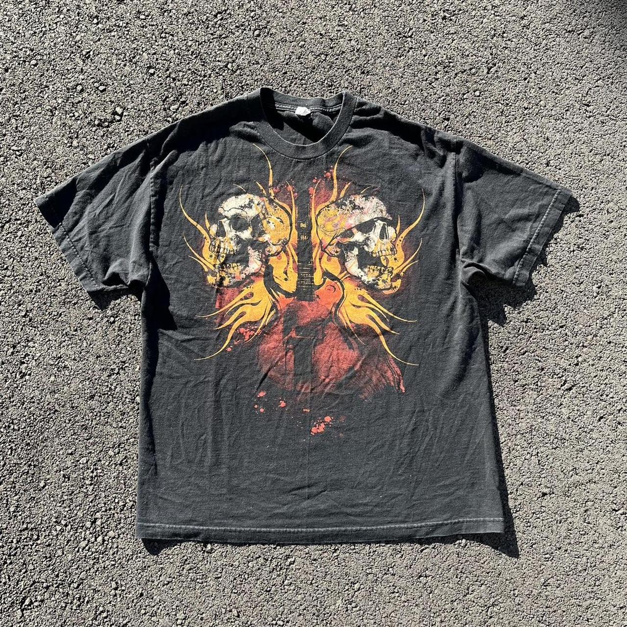 skull tee size XL no flaws feel free to msg me... - Depop
