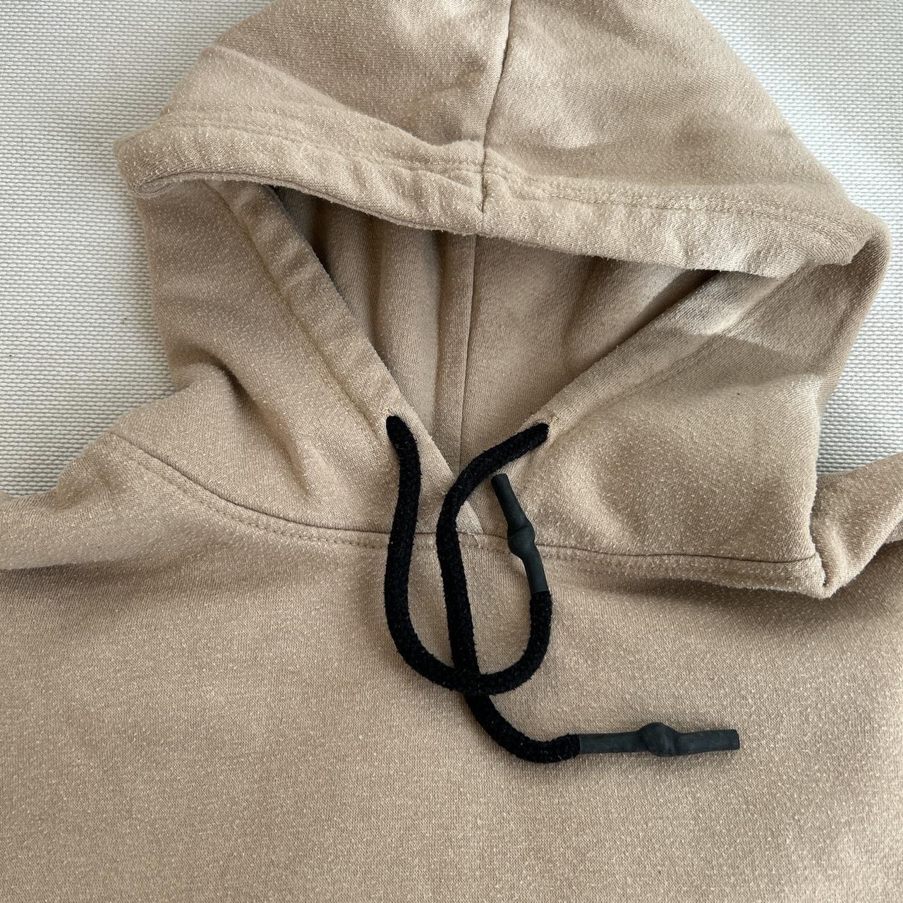 Tan cropped/cutoff sweatshirt - Depop