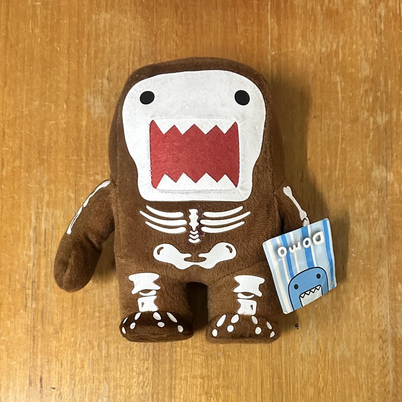 rare deadstock domo skeleton plush 🩻 -in good... | Depop