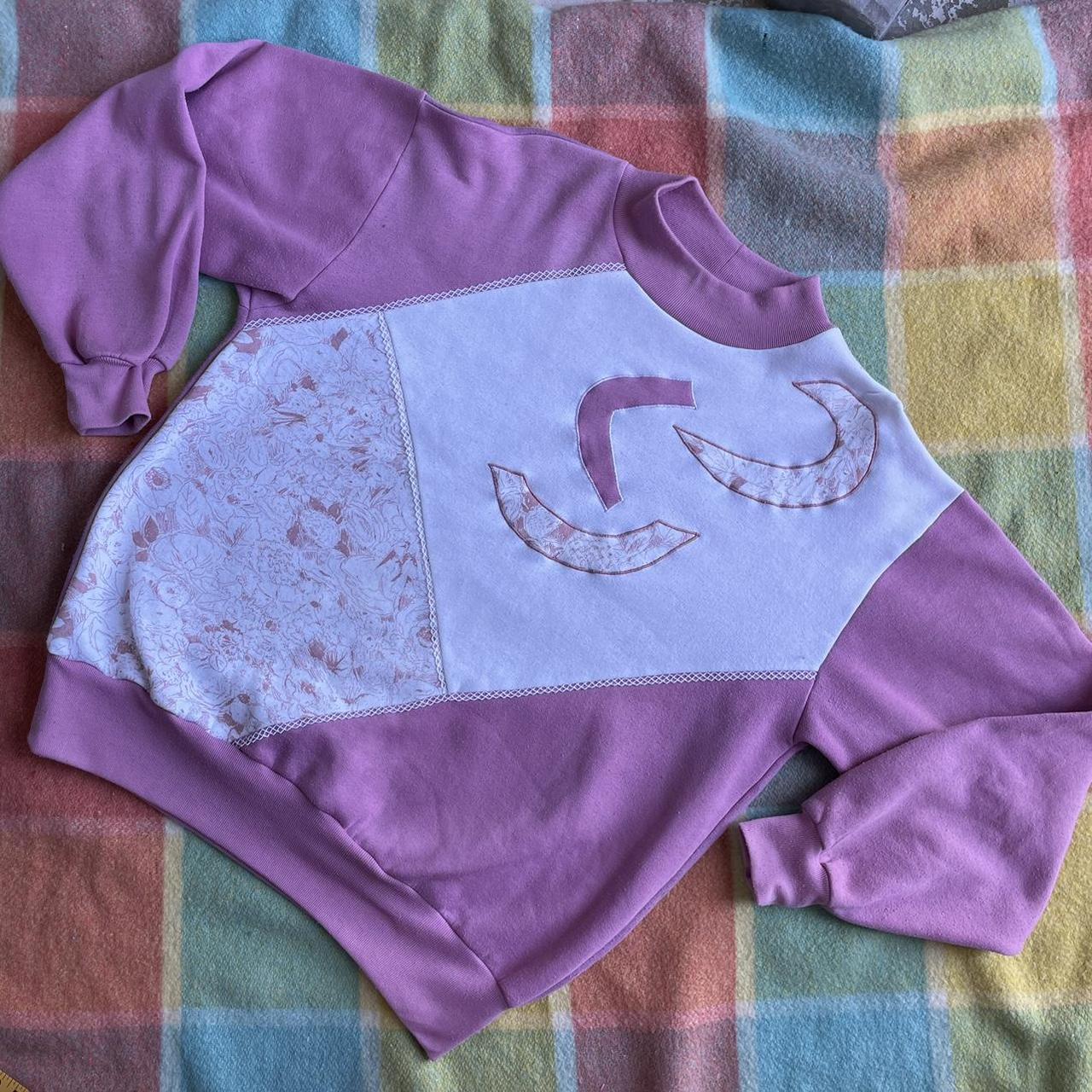 Vintage Homemade Jumper Light pilling Size S/M see... - Depop