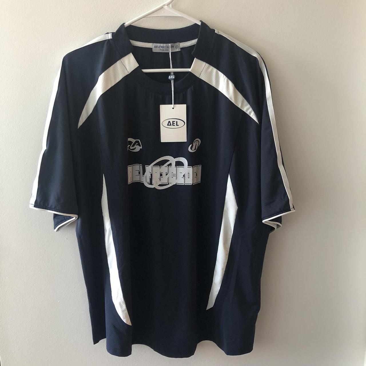 NWT Aelfric Eden Contrast Color Tripe Racing Tee.... - Depop