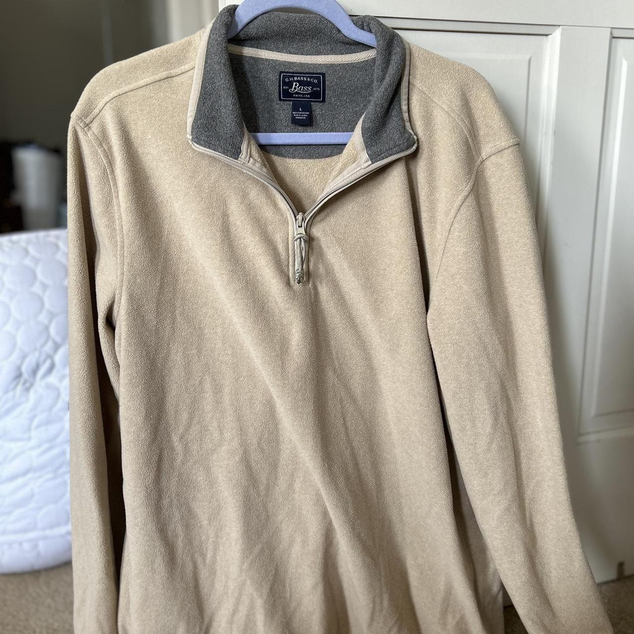 G.H. Bass Men's Tan Sweatshirt | Depop