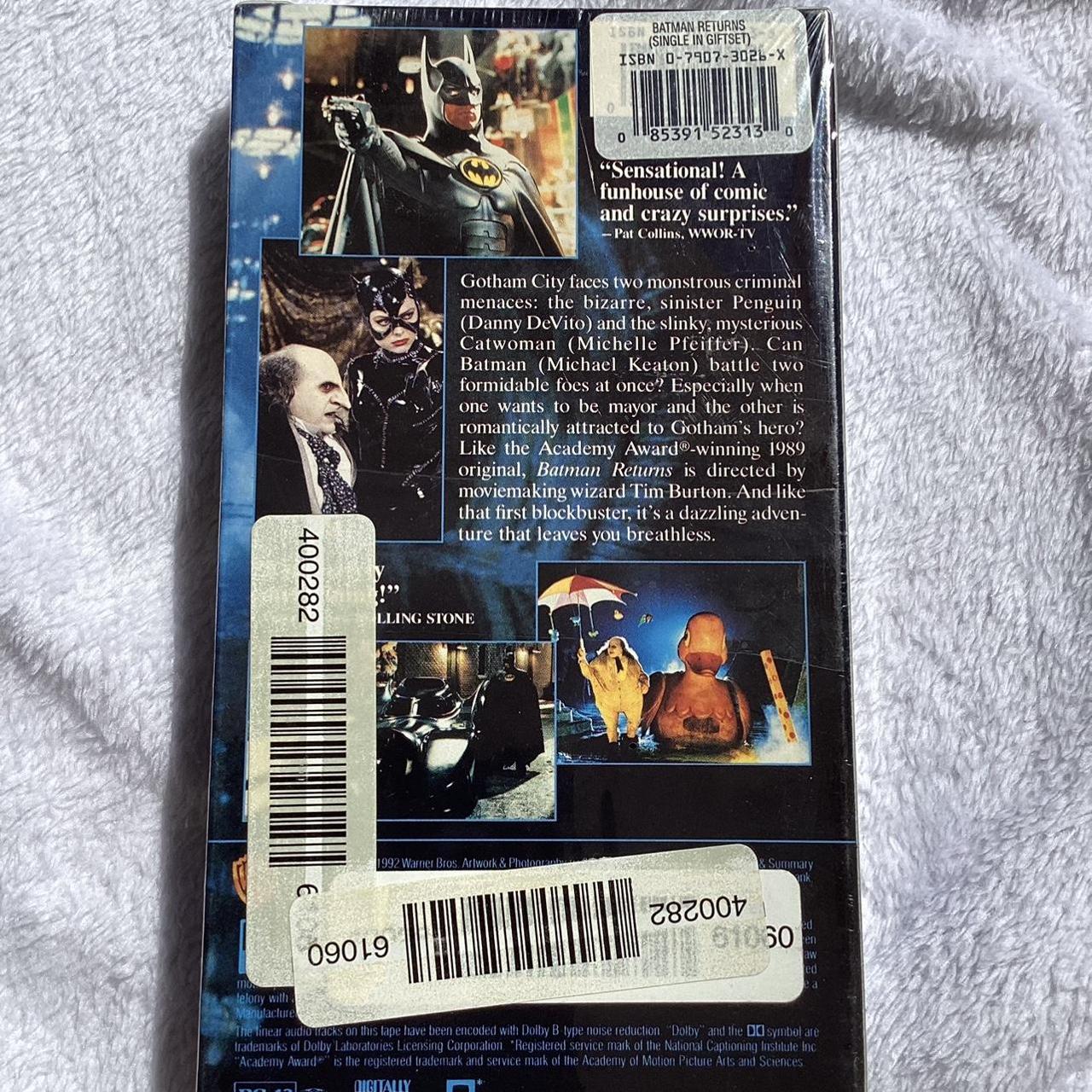 Vintage 1992 Batman returns VHS tape sealed -... | Depop