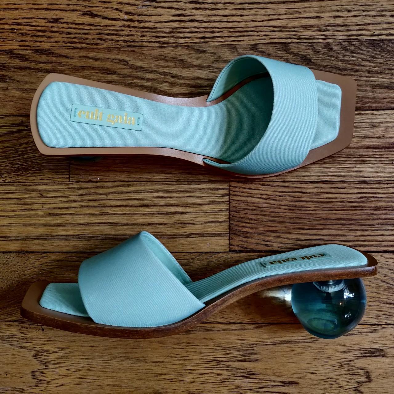 Gorgeous Cult Gaia slides with jewel acrylic... - Depop