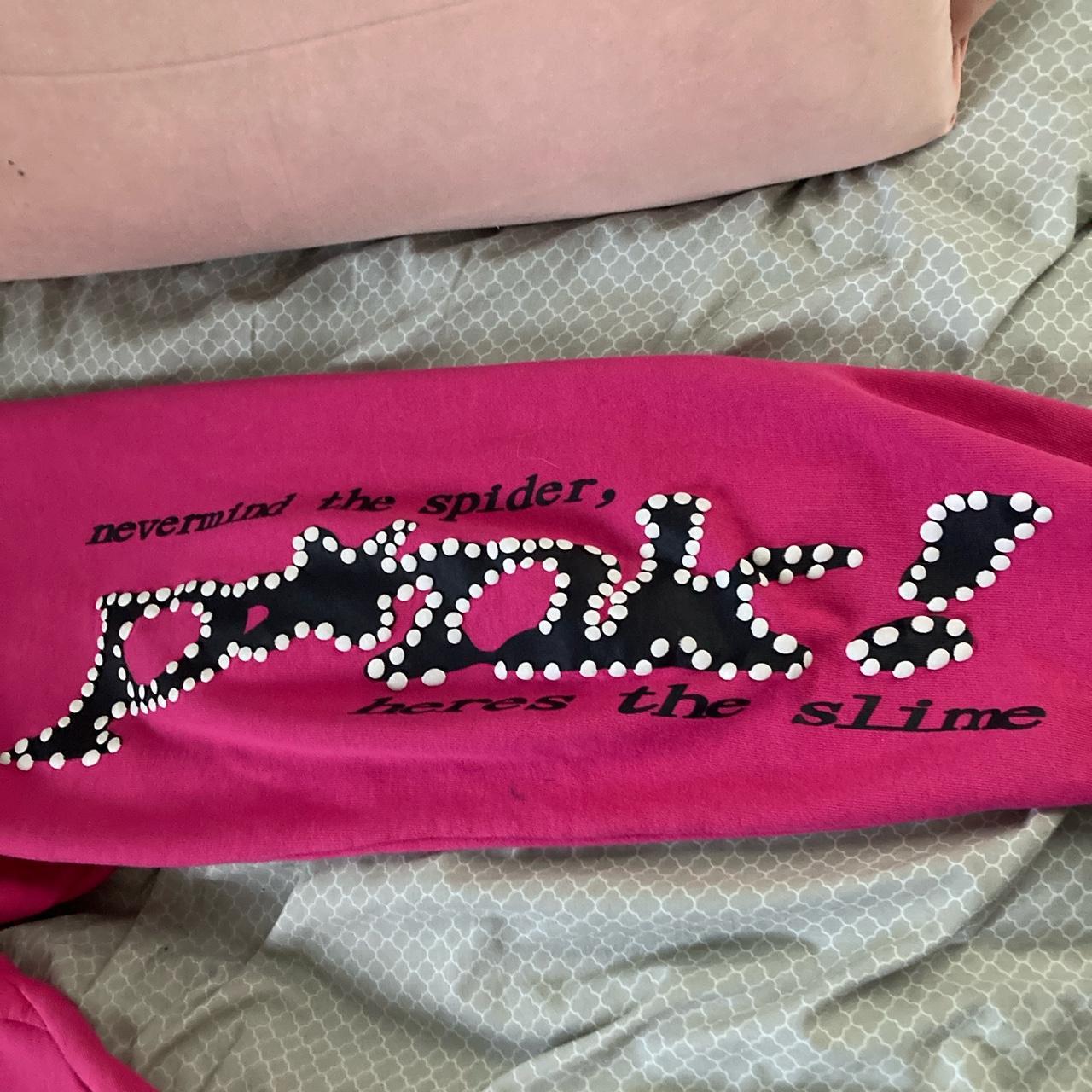 Sp5der Worldwide Pink! full set with tags BRAND NEW... - Depop