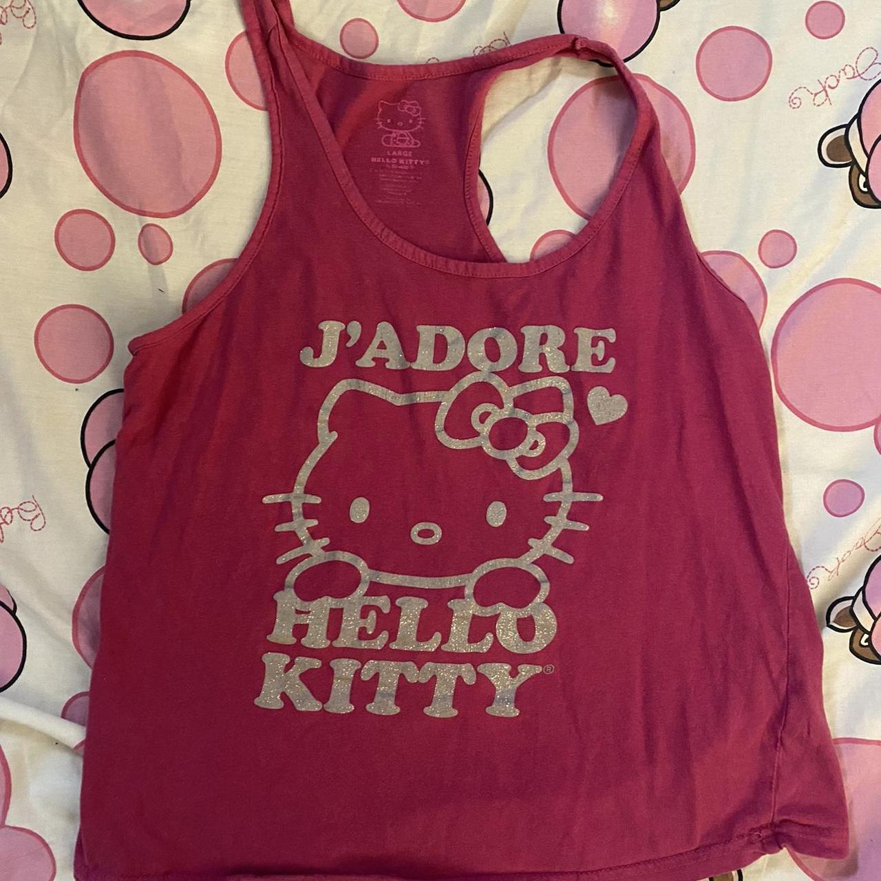 Hello kitty tank top in size large!! 🎀💝🤗 - Depop