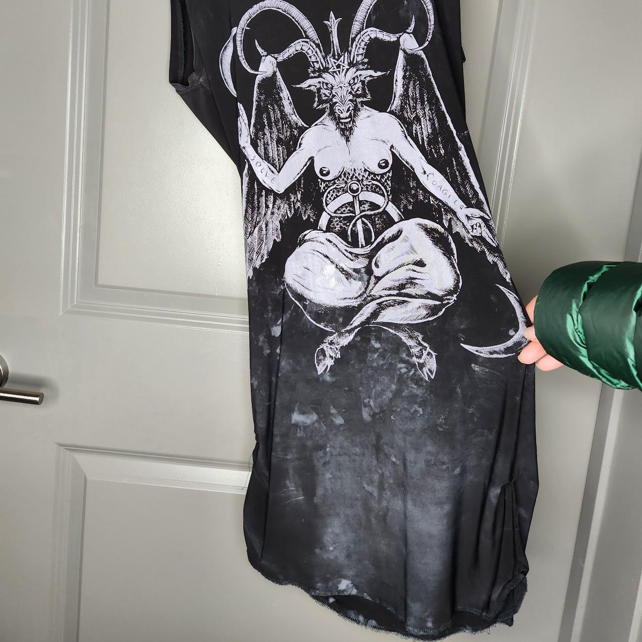 Toxic Vision baphomet stretchy dress. Please note... - Depop
