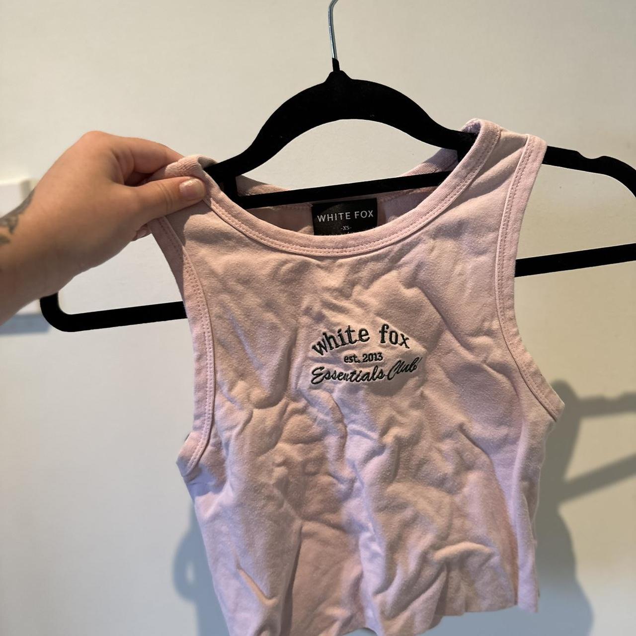 White fox crop - Depop