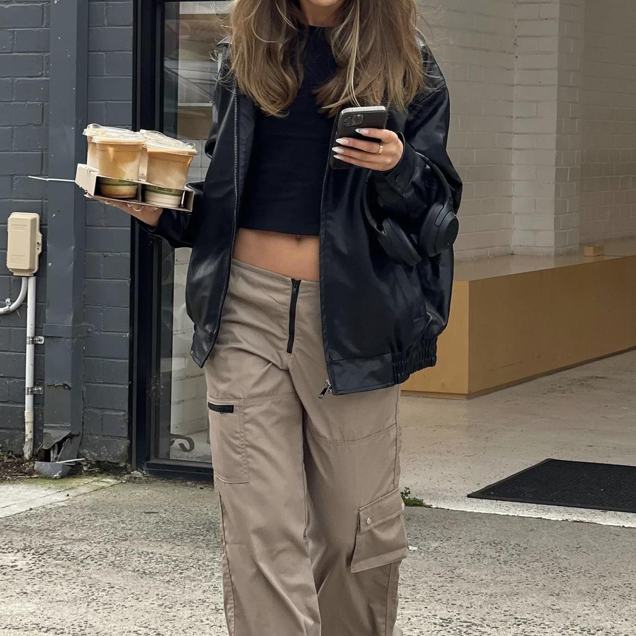 Motel rocks taupe cargos trousers Never worn Brand... - Depop