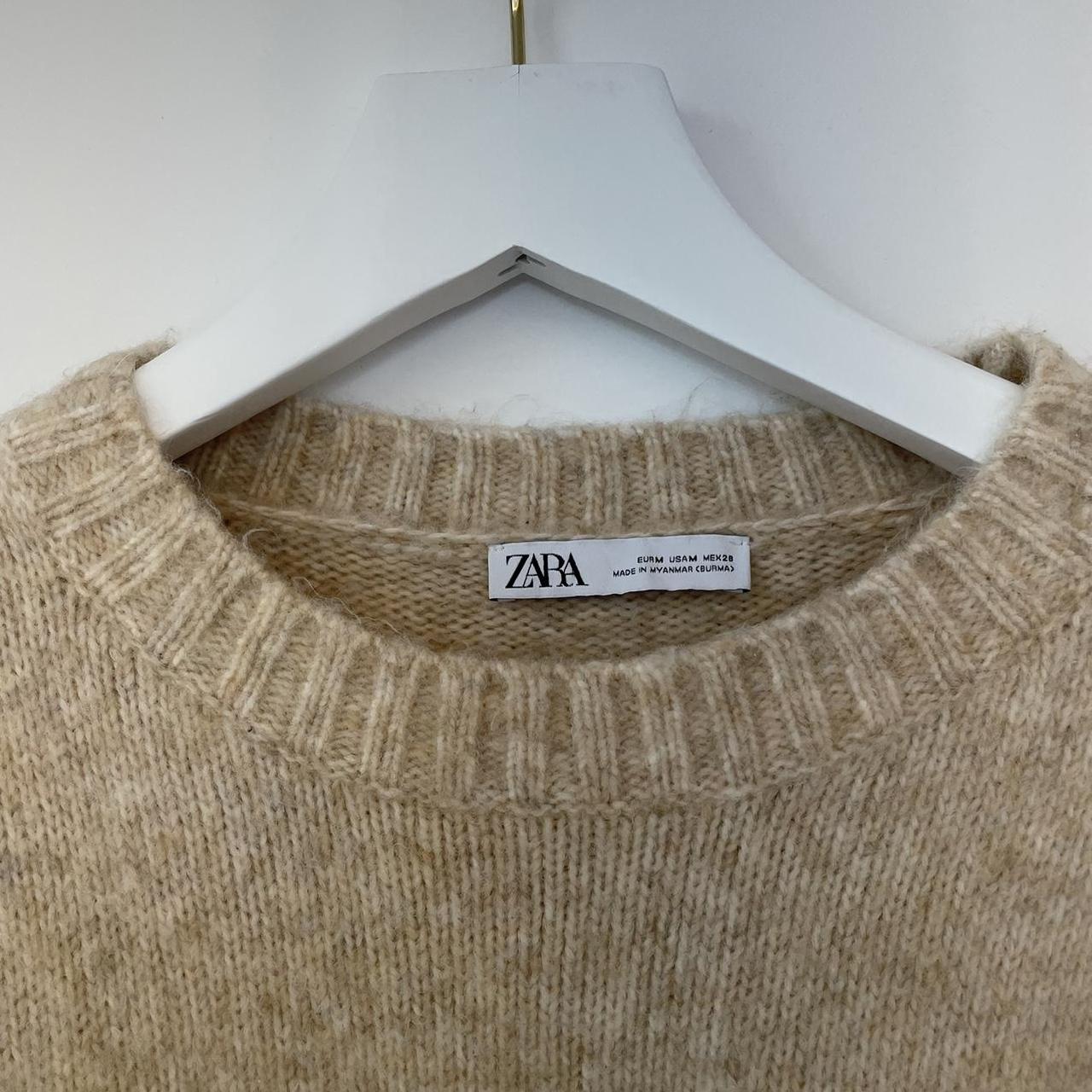 Zara oversized wool sweater Size M Never worn - Depop