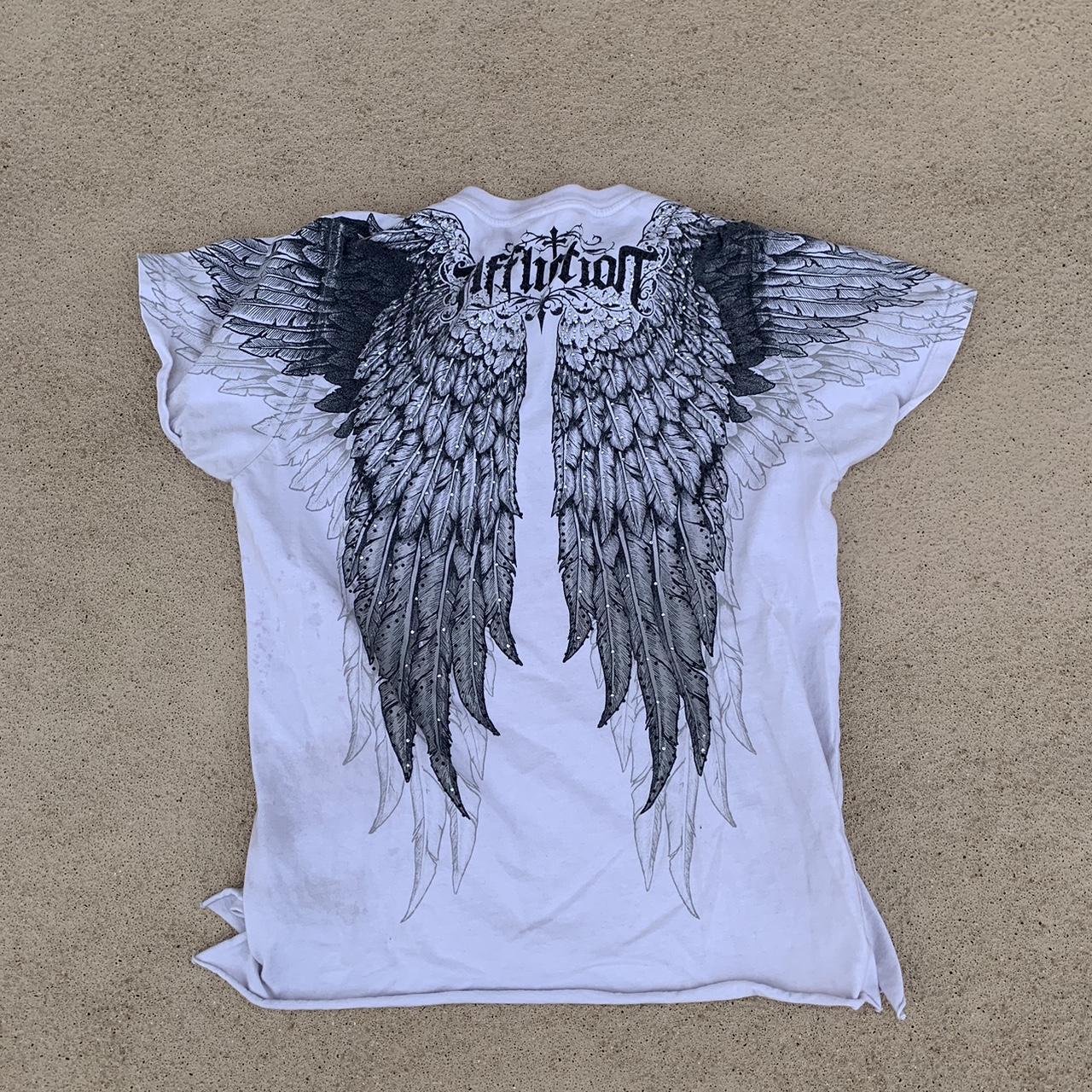 Affliction Women's T-shirt | Depop