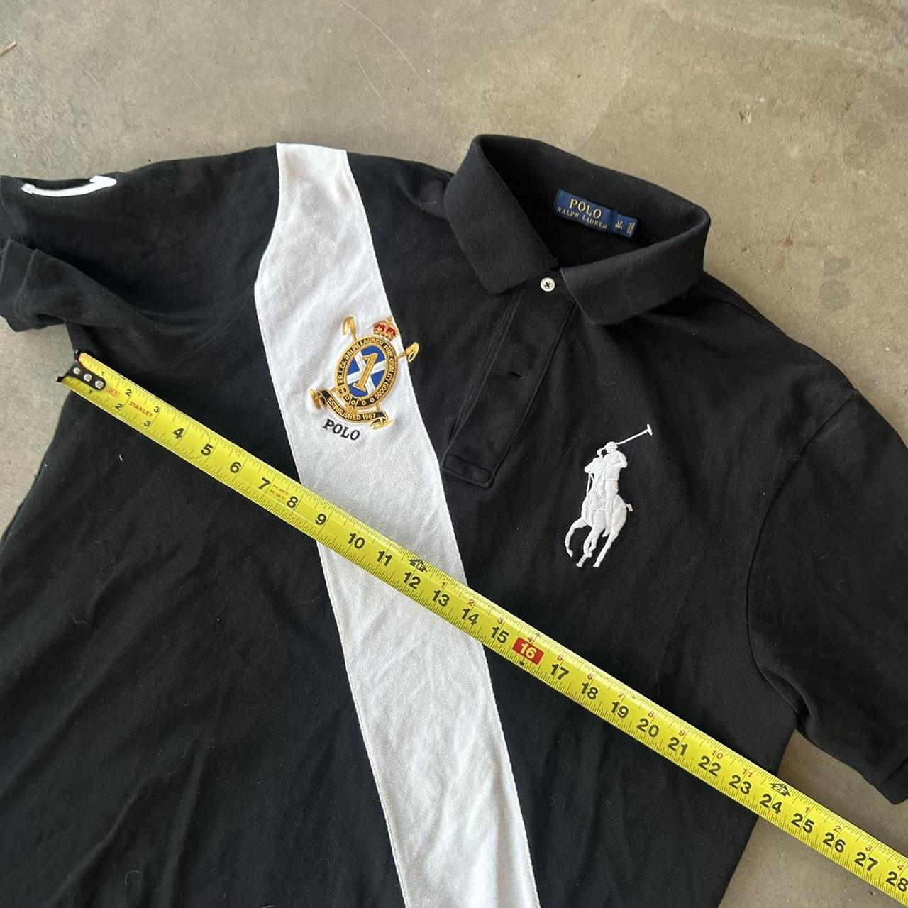 Polo Ralph Lauren chief keef big horse stripe style... - Depop