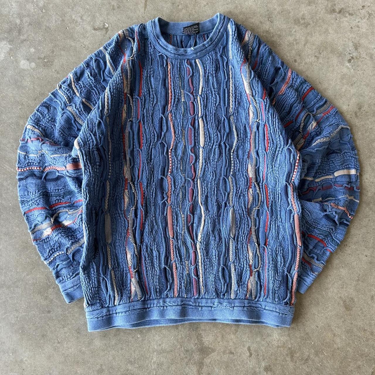 Vintage Australia knit pattern sweater XL Knit... - Depop
