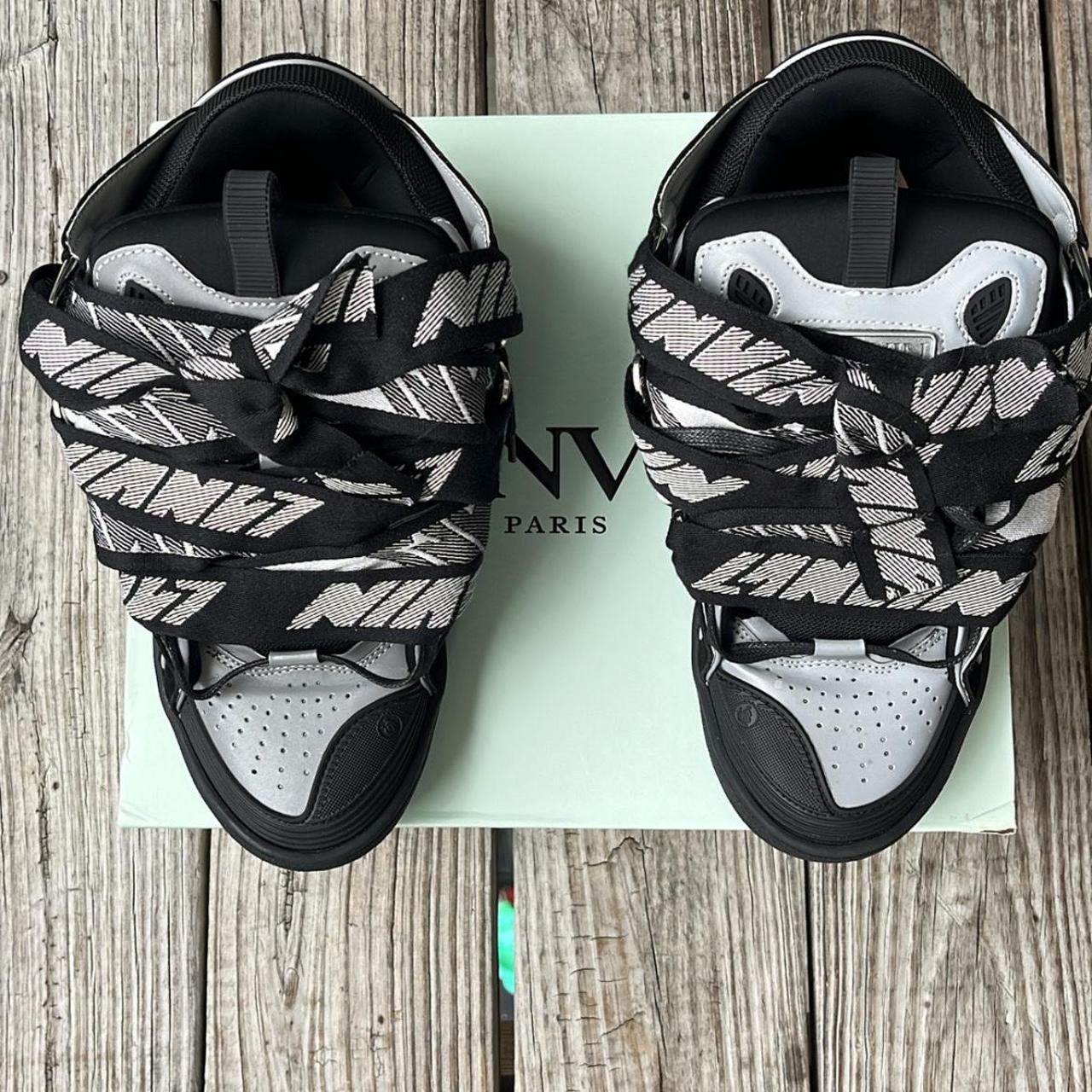 Lanvin curb black reflective 42 Come shop🛒 | Depop