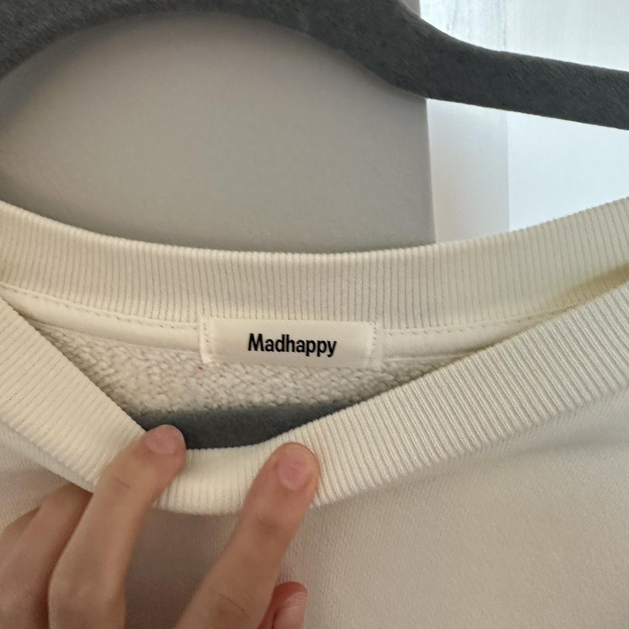 Mad happy sweatshirt Either size medium or... - Depop