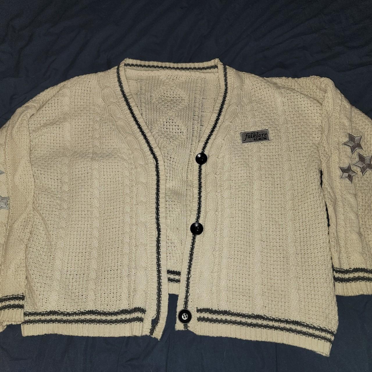 XL/2XL Official Taylor Swift Folklore Cardigan. Item... - Depop