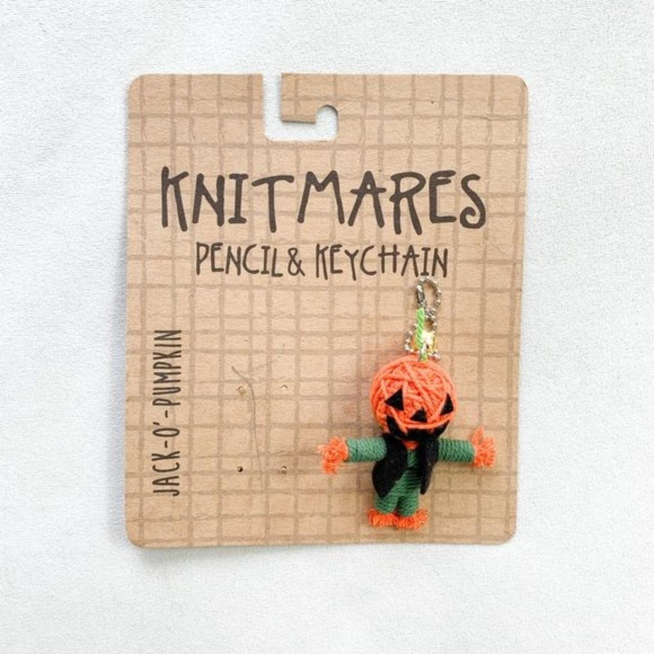 Knitmares Jack-O-Pumpkin Keychain Brand new in... - Depop