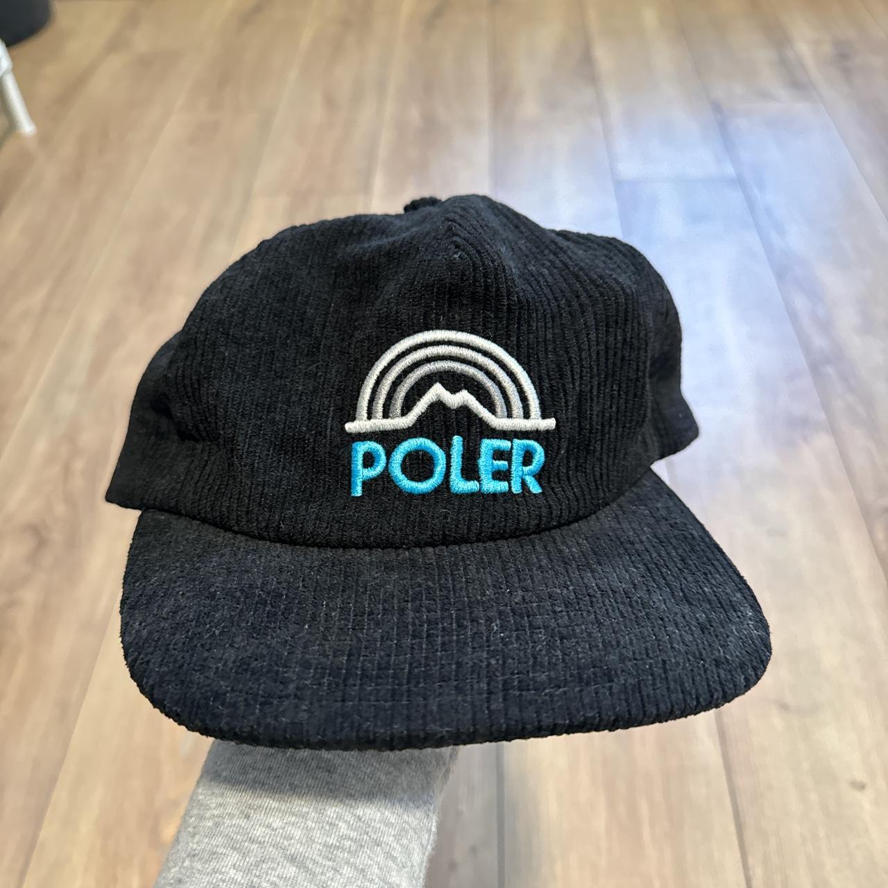 Black poler hat In great condition - Depop