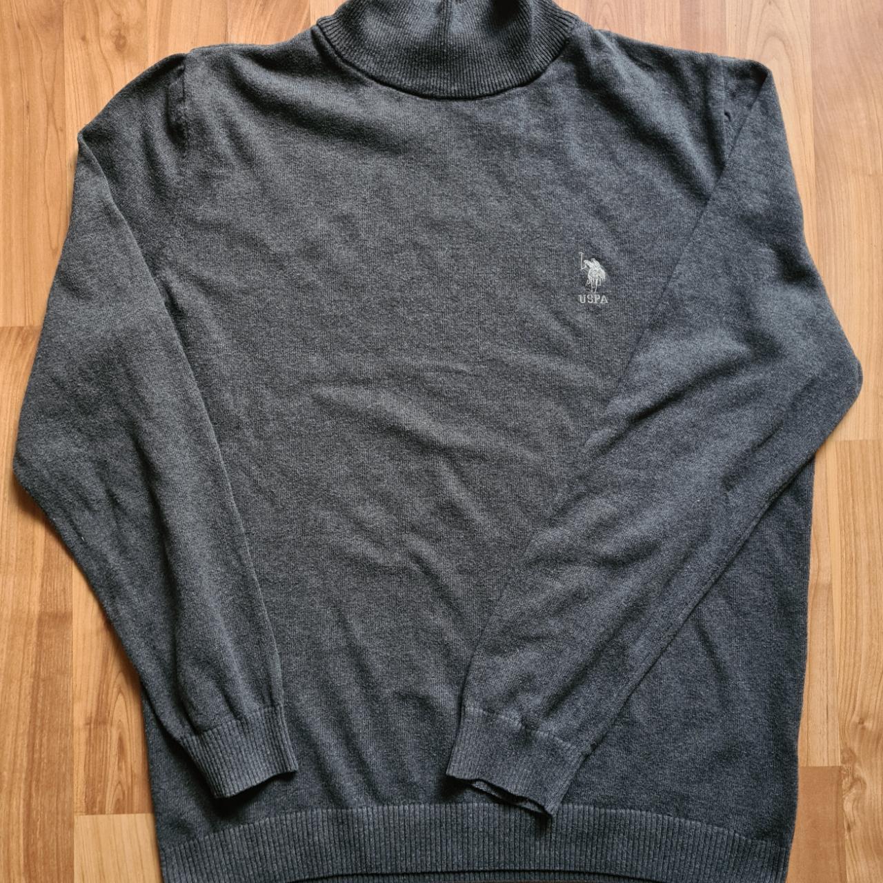 US Polo Assn USPA Men's Turtle Neck Cotton Sweater... - Depop
