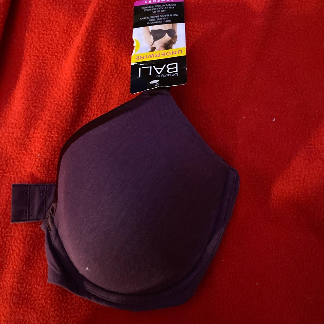 Purple Bali 38DD underwire Bra. - Depop