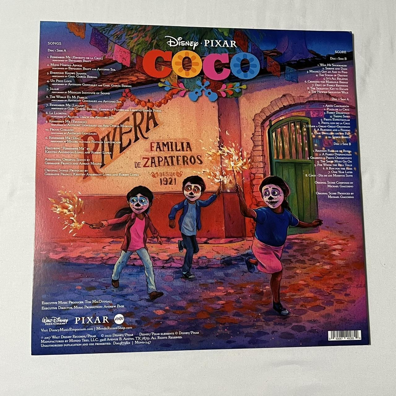 Coco Soundtrack Vinyl Mondo Exclusive Cloudy Orange... - Depop