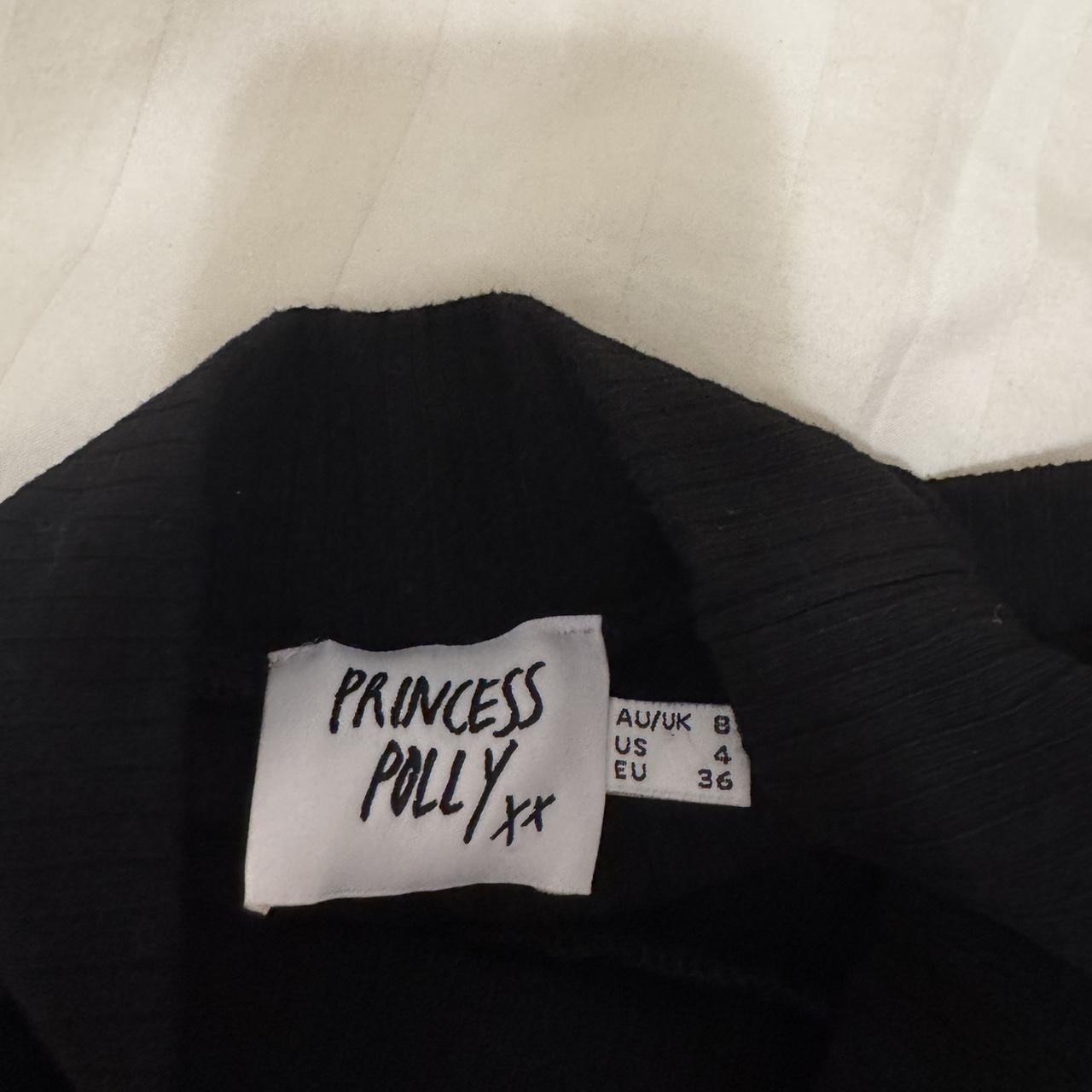 Princess Polly Size 4 Black turtle neck sweater... - Depop