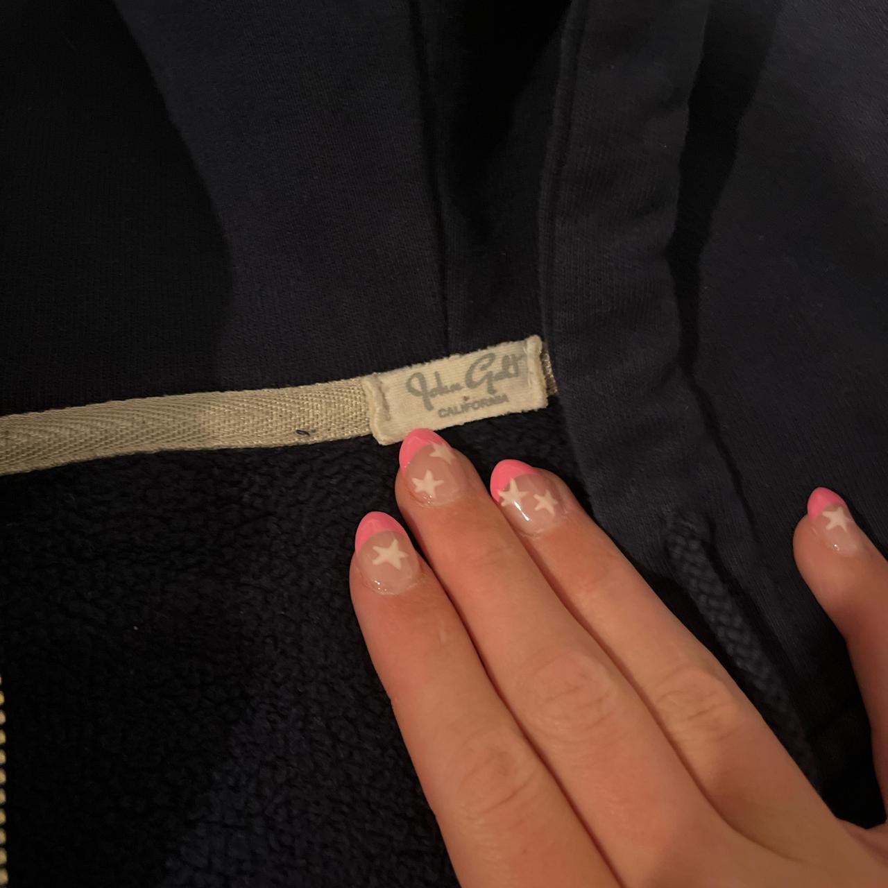 Brandy melville navy zip up - Depop