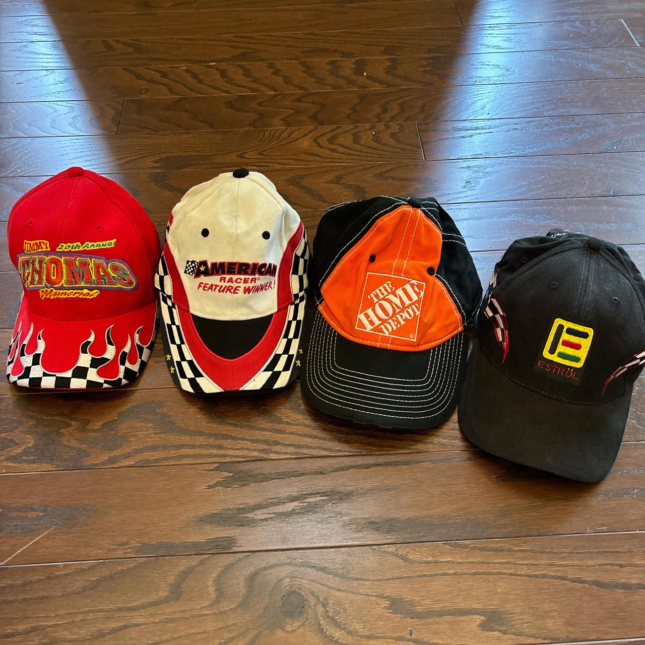 Vintage Retro NASCAR Racing Caps Hats. Price is for... - Depop