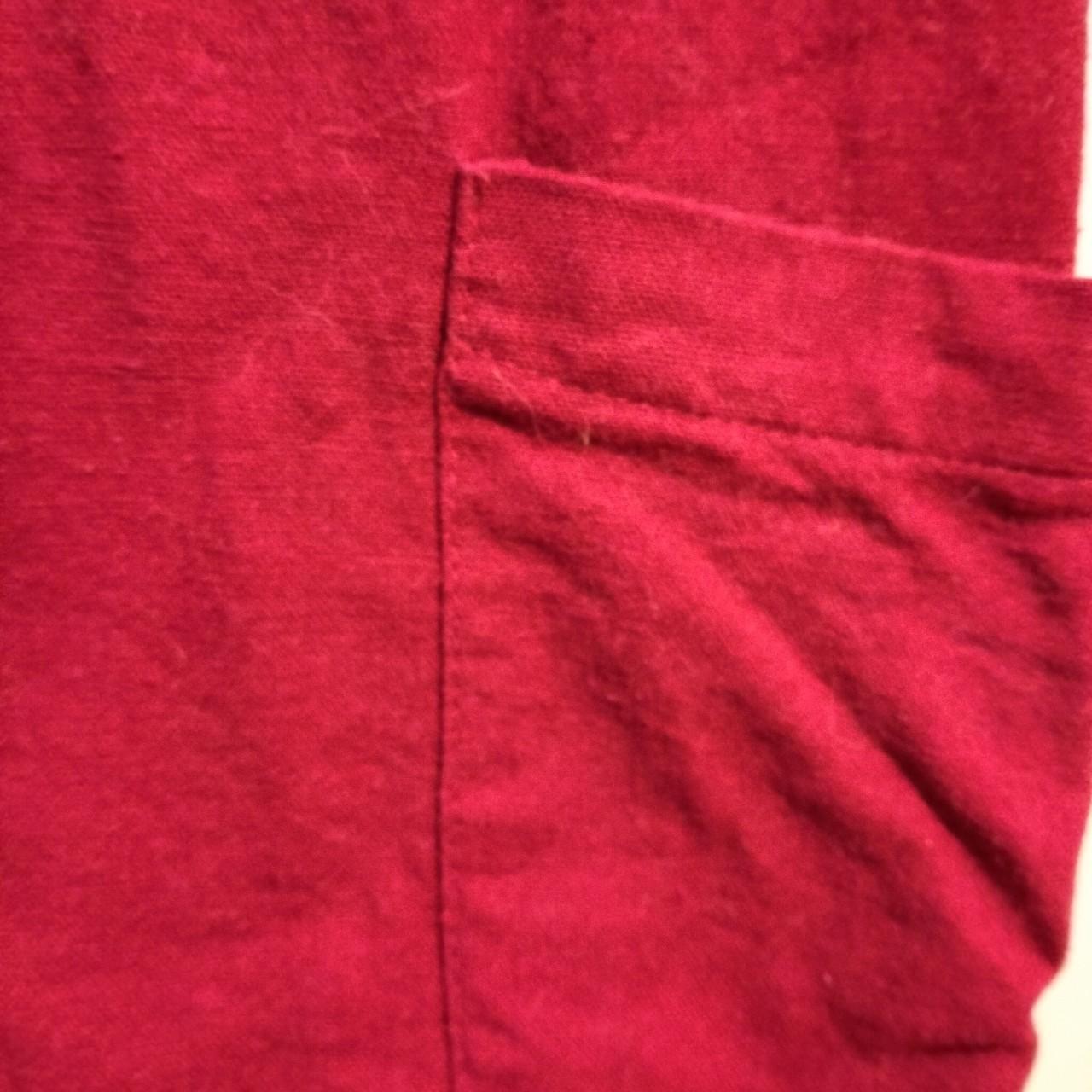 More of a darker red, maroon colour! Overalls from... - Depop
