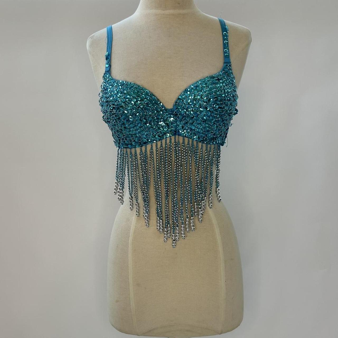 Princess jasmine sparkly bra - size 36C with... - Depop