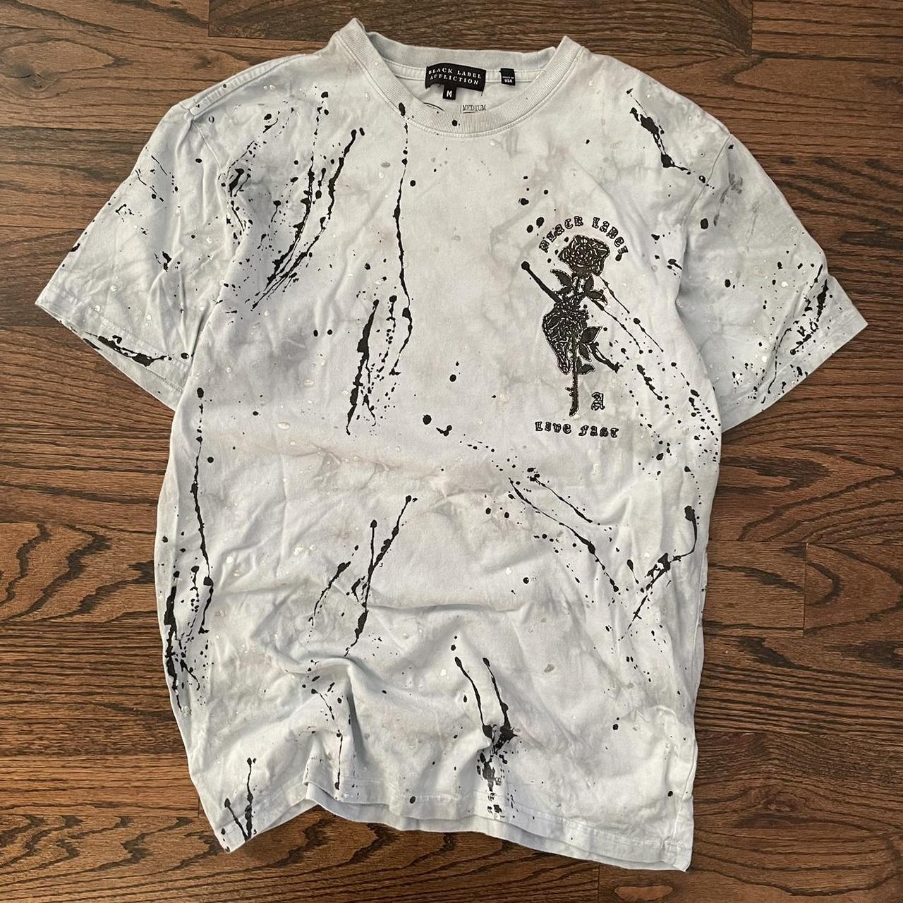 Y2k Affliction Black Label Skull Jewel Light Blue... - Depop