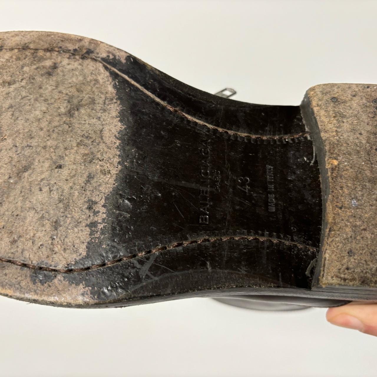 BALENCIAGA LEATHER ZIP BOOTS Size EUR 43 - Depop