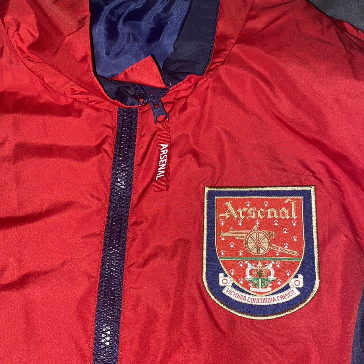 Arsenal RETRO AFC Windbreaker jacket SIZE: Medium... - Depop