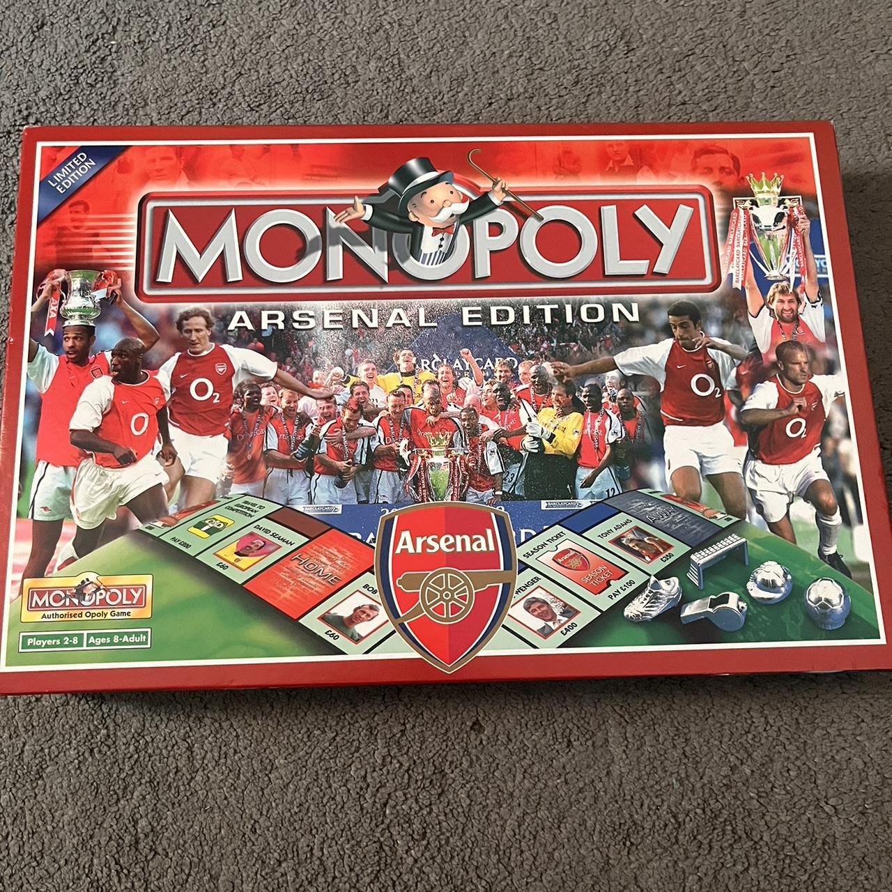 Arsenal Monopoly Board Game Used Once OR Twice..... - Depop