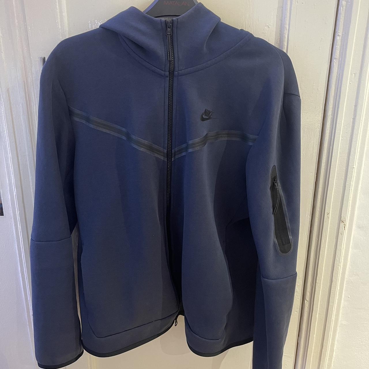 Navy Nike Tech Fleece (old season) WASHED OUT OF... - Depop