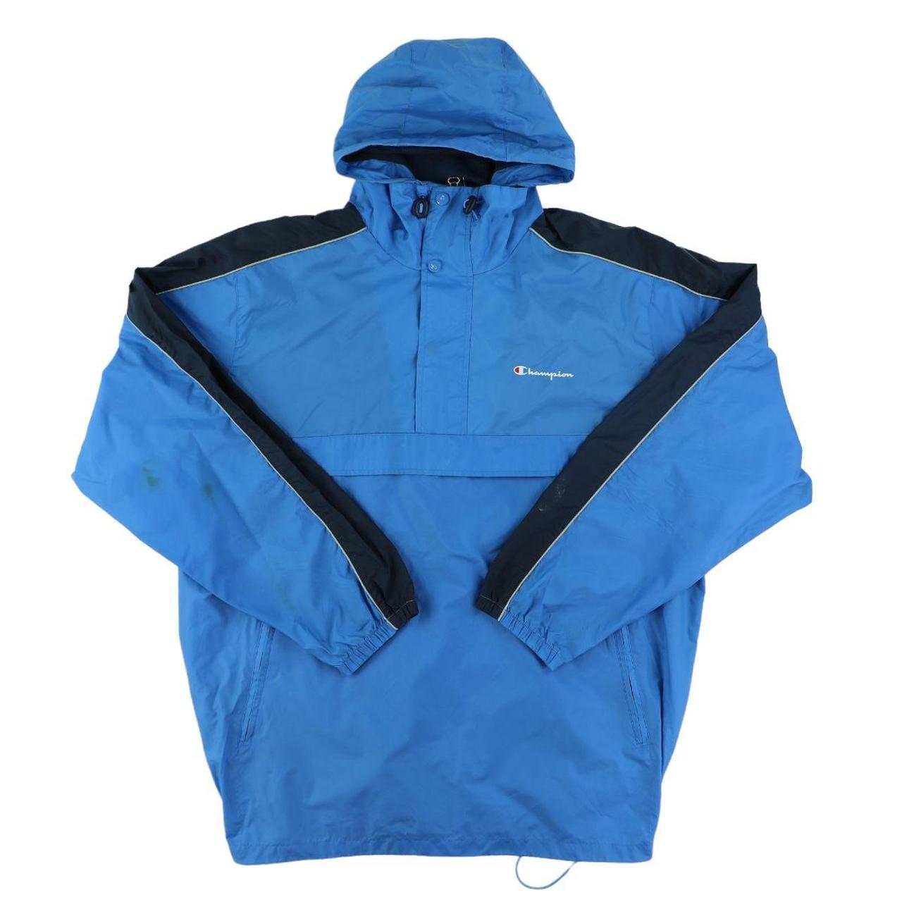 Champion Jacket Champion Coat Vintage 90s Track... - Depop