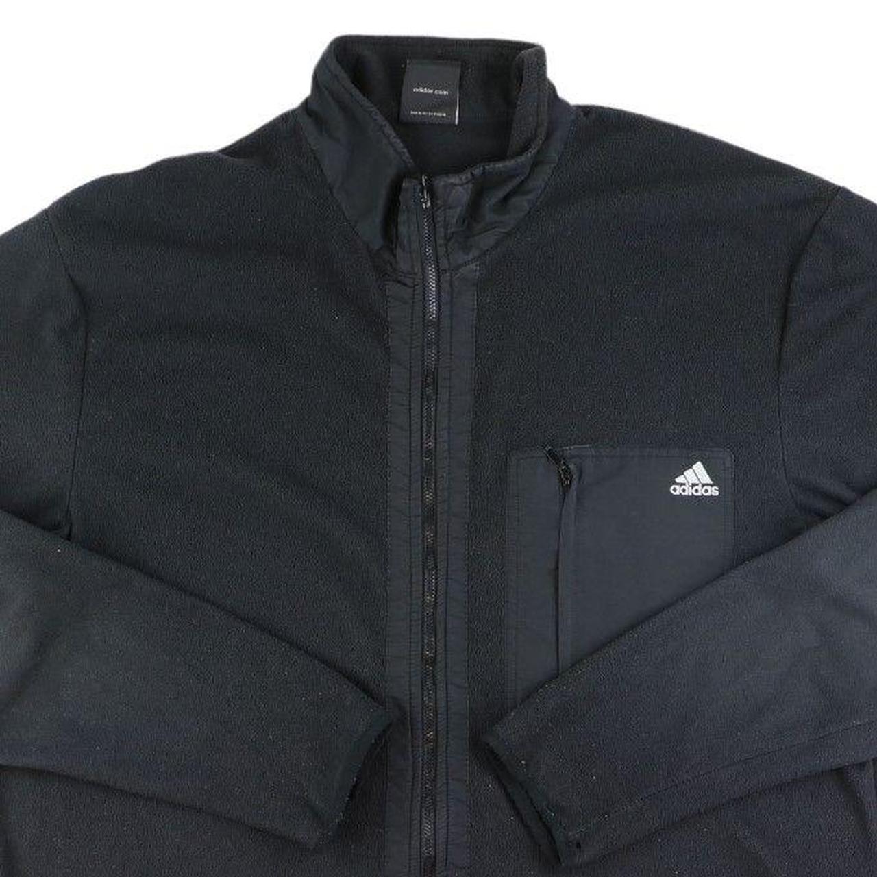 Adidas Fleece Adidas Fleece Jacket Vintage 90s... - Depop