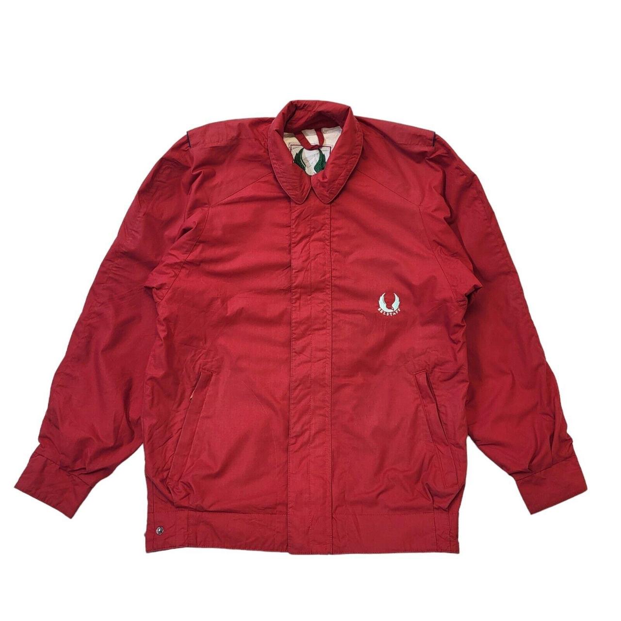 Belstaff Jacket Belstaff Red Lightweight Vintage... | Depop
